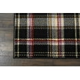 Black Farmhouse Plaid Area Rug by Pinewood Grove - Walmart.com