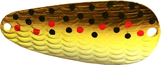 Thomas Cyclone Wobbler Spoon Freshwater Fishing Lure, Brown Trout, 1 3/ ...