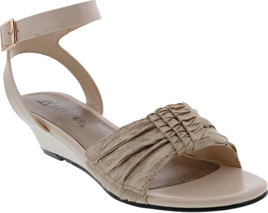 Women's Bellini Lucy Sandal Nude Satin 10 M - Walmart.com