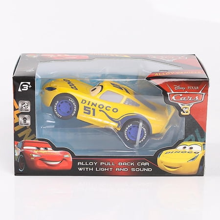Disney Pixar Cars 3 Alloy Pull Back Car With Light And Sound Lightning ...