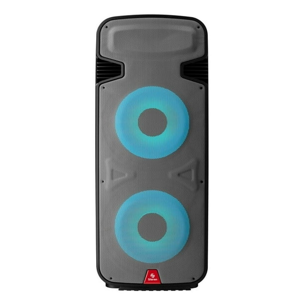 Bafle doble 15" 6000 W Bluetooth* luz LED BAF-2015BT Steren BAF-2015BT ...