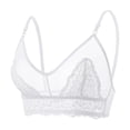 Avirosel Women’s Solid Color Soft Gathered Bra Without Steel Rings ...