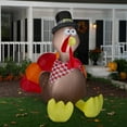 Gemmy Inflatable Turkey LED Lighted Yard Decoration - 72 in - Walmart.com