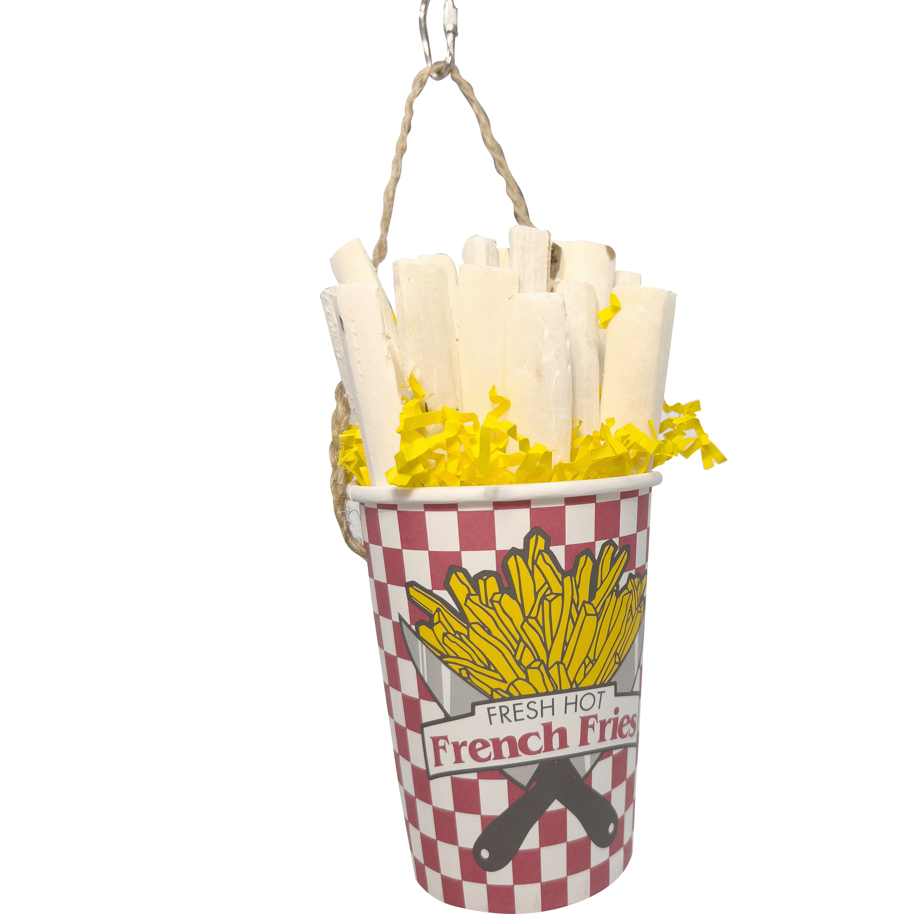 5151 Big Sola Fry Bucket - Handcrafted Foraging Sola Wood Bird Cage Toy ...