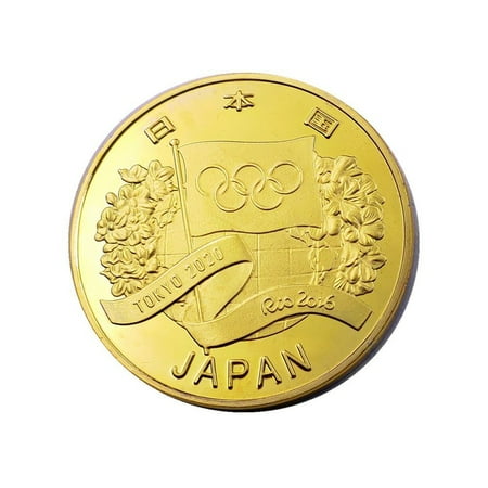 Japanese Cherry Blossom Commemorative Coin Gold-plated Coin Tokyo ...