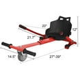 HoverTech 1 Go Cart Attachment - Adjustable Seat for 6.5 Hover-Board ...