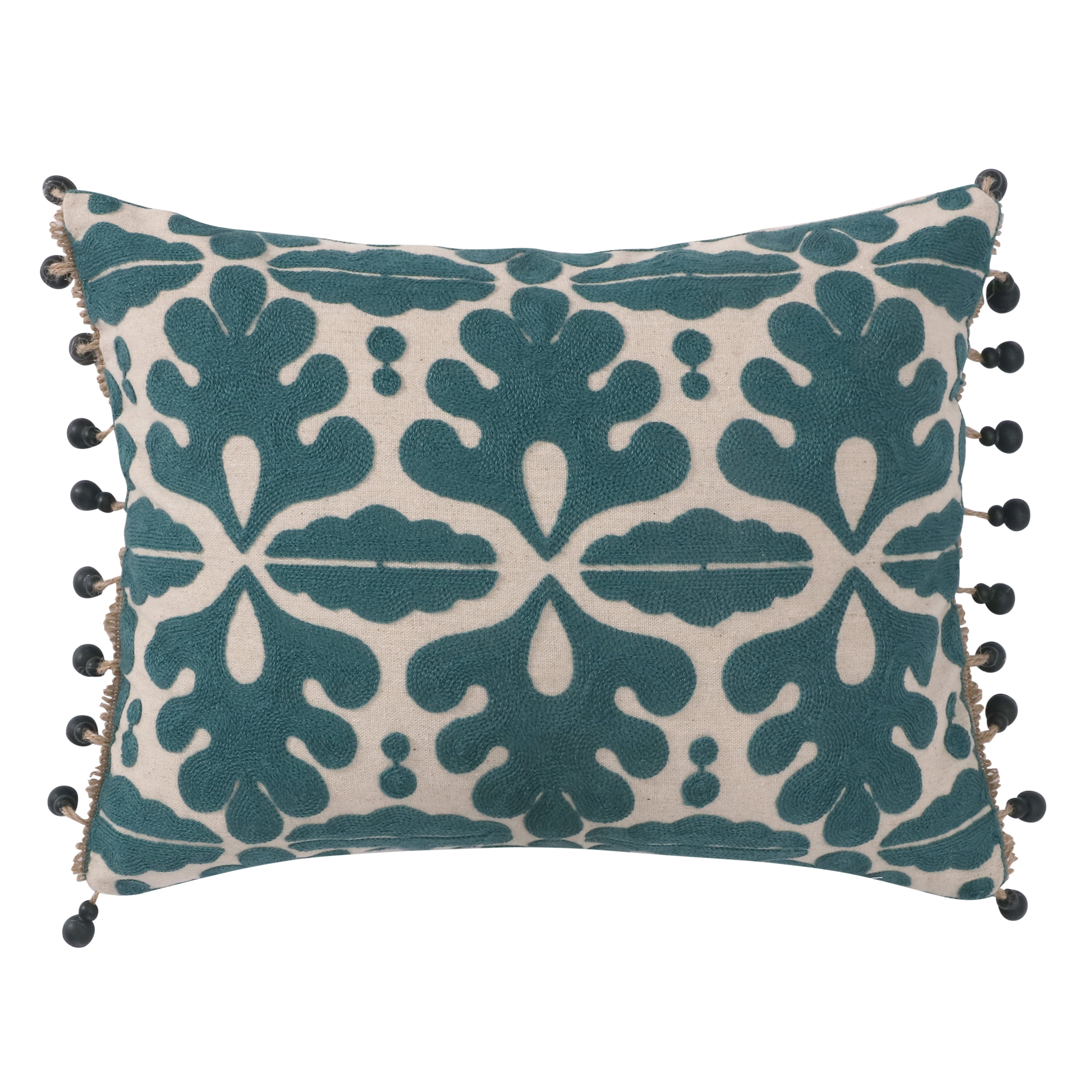 Levtex Home - Vista - Decorative Pillow (12x24in.) - Crewel Stitch ...