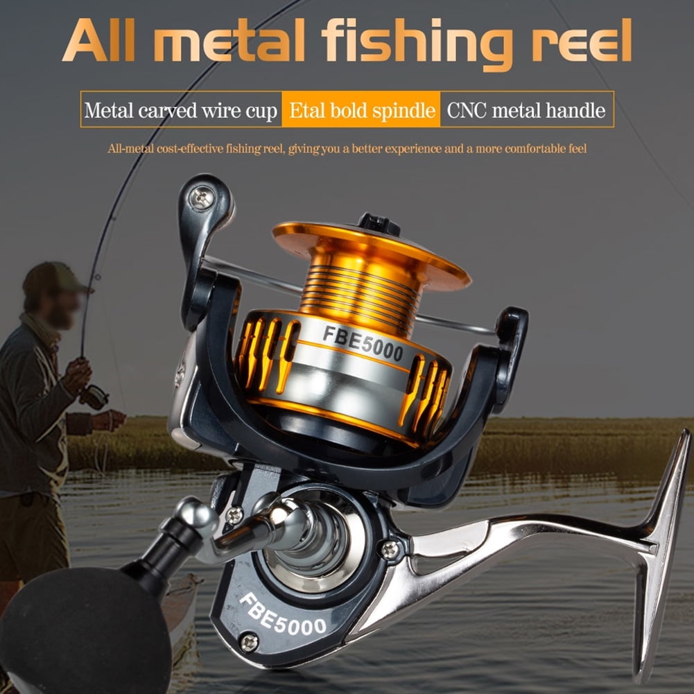 Rl Metal Spinning Fishing Reel With Hollow Carved Design For Saltwater ...