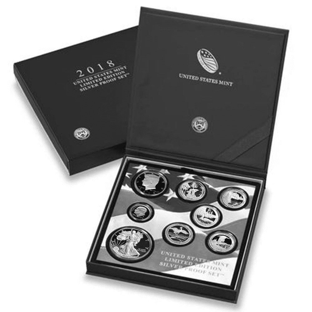 2018-S U.S. Mint Limited Edition Silver Proof Set - Walmart.com