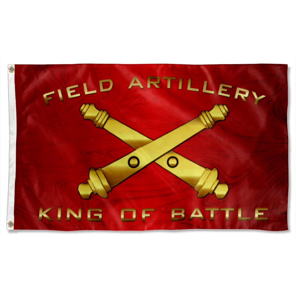 Cayyon Field Artillery King Of Battle Flag 3x5Feet Military Banner with 2 Brass Grommets ...