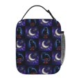 Black Cat Lunch Bag High Capacity Insulated Lunch Box for Men, Portable ...