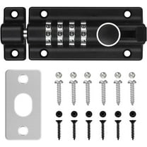 JUNWELL Home Security Door Lock Latches Swing Bar Door Lock Thickened ...