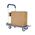 QuellQuest Upgraded Foldable Push Cart | 330 lbs. Capacity Moving ...