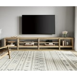 TV Stand for 100 inch TV Entertainment Center Wood TV Console Table for ...