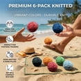 Beach Sports Bag With Sandbags, Sandbag Ball Game, 6 Piece Multicolor ...