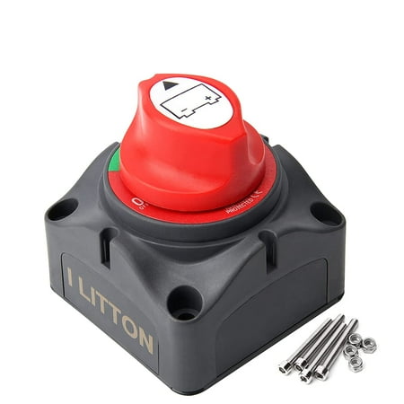 Battery Disconnect Switch Heavy Duty 12-48V Marine Battery Cut Off ...