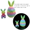Hometravel Printed Easter Gift Surprise Egg, Movable Bunny Figurine ...
