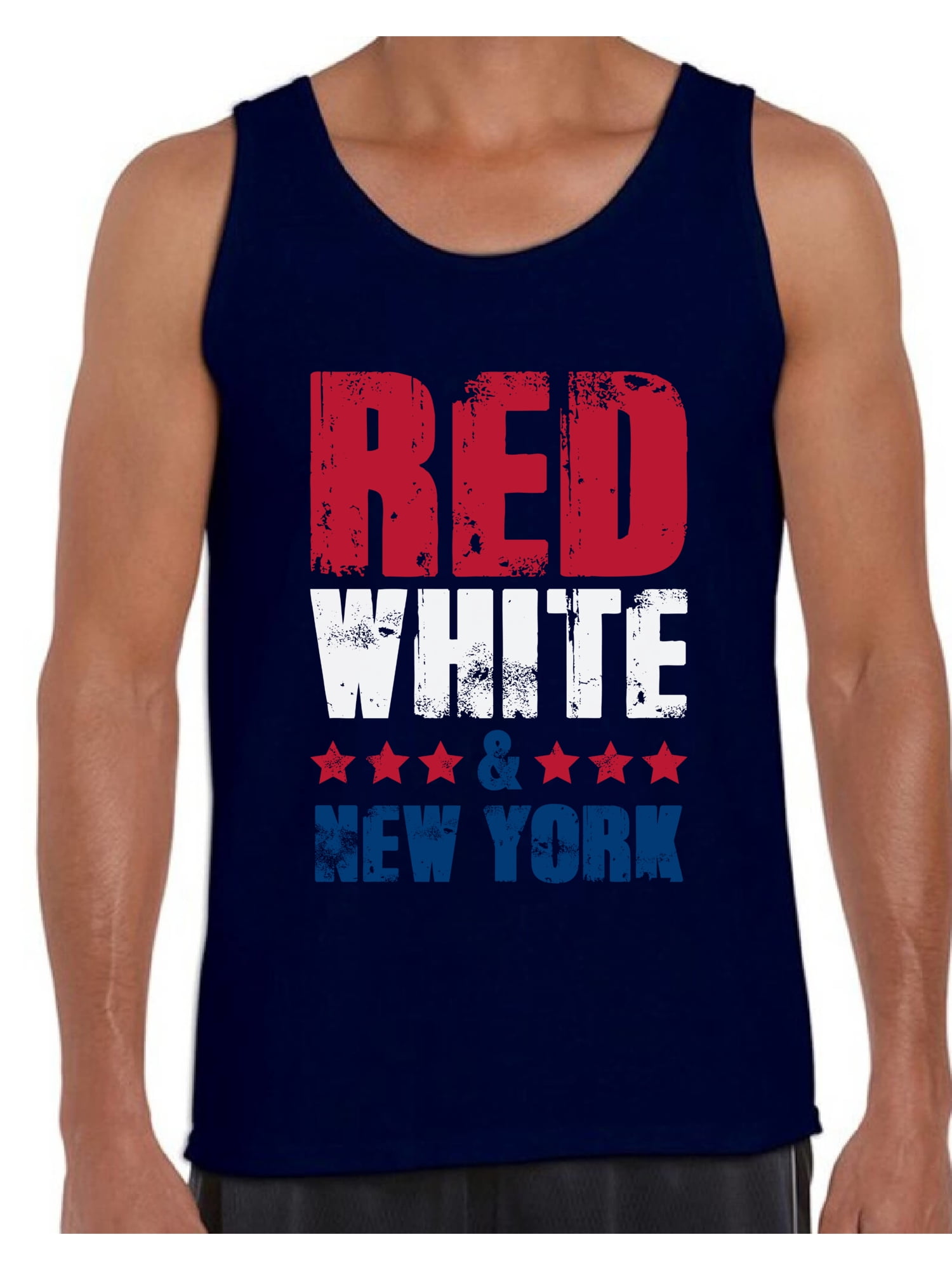 Awkward Styles Red White New York Tank Top for Men New York Muscle ...