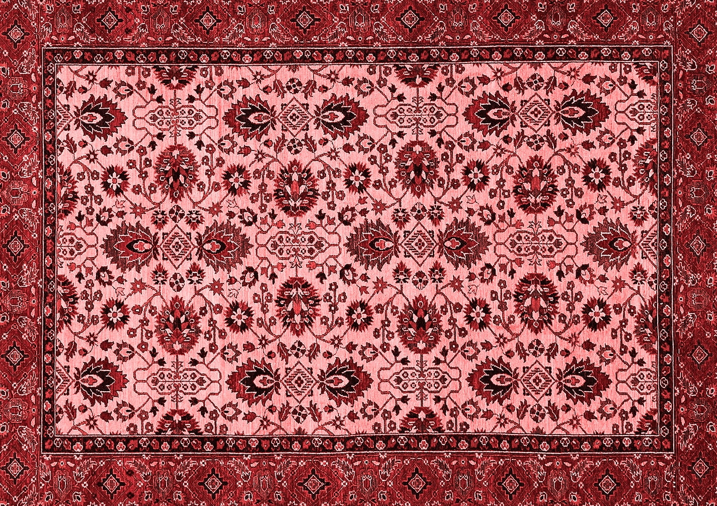 Ahgly Company Indoor Rectangle Abstract Red Modern Area Rugs, 5' x 7 ...