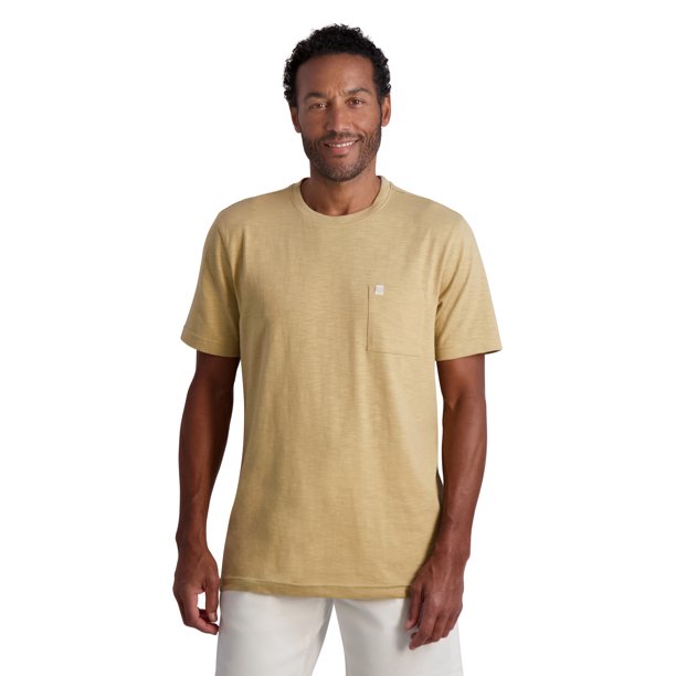 Chaps Men's Short Sleeve Slub Pocket Tee, Sizes XS-4XB - Walmart.com