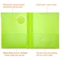 RYWESNIY Heavy Duty 3 Prong Plastic Folders with Clear Front Pocket ... RYWESNIY Heavy Duty 3 Prong Plastic Folders with Clear Front Pocket ...