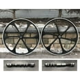 DONSP1986 29"/700C Alum Mag Wheels Set Rims 100x135MM &Flywheel ...