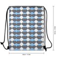 13.8×16.5in Bundle Pocket Knapsack Open Pull Rope Design Large Capacity ...