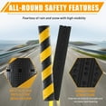 Osoeri 2 Pack Rubber Speed Bumps, 39.2'' Each, 66000 LBS Load, with ...
