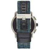 Diesel On Men's Axial Touchscreen Stainless Steel and Leather ...