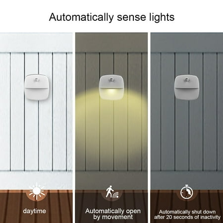 LED Motion Sensor Hallway Lights Rechargeable Bedside Stair Wireless ...