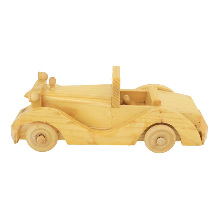 Hand Carved Wooden Cars
