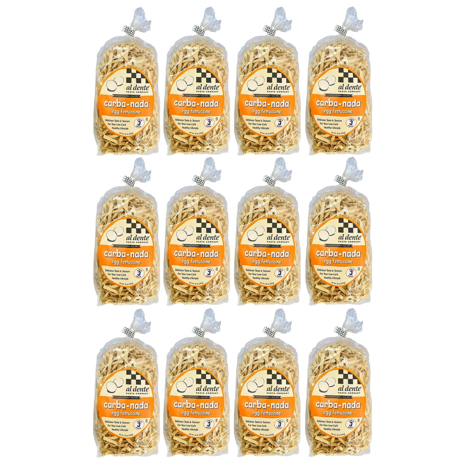 Carba-Nada Reduced Carb Pasta by Al Dente Pasta Company - Egg ...