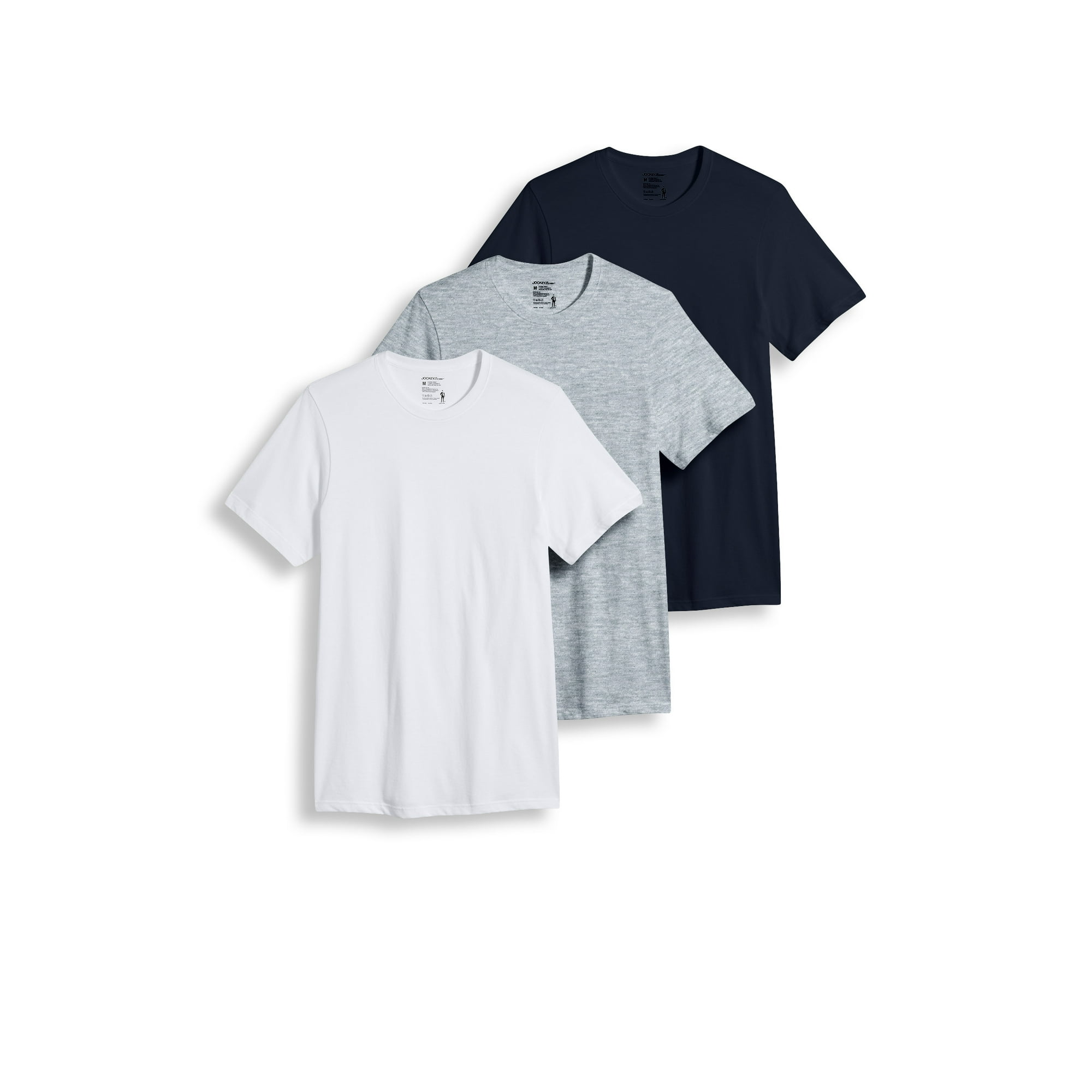 Click here for Jockey Mens Classic Crew Neck Undershirt - 3 Pack prices