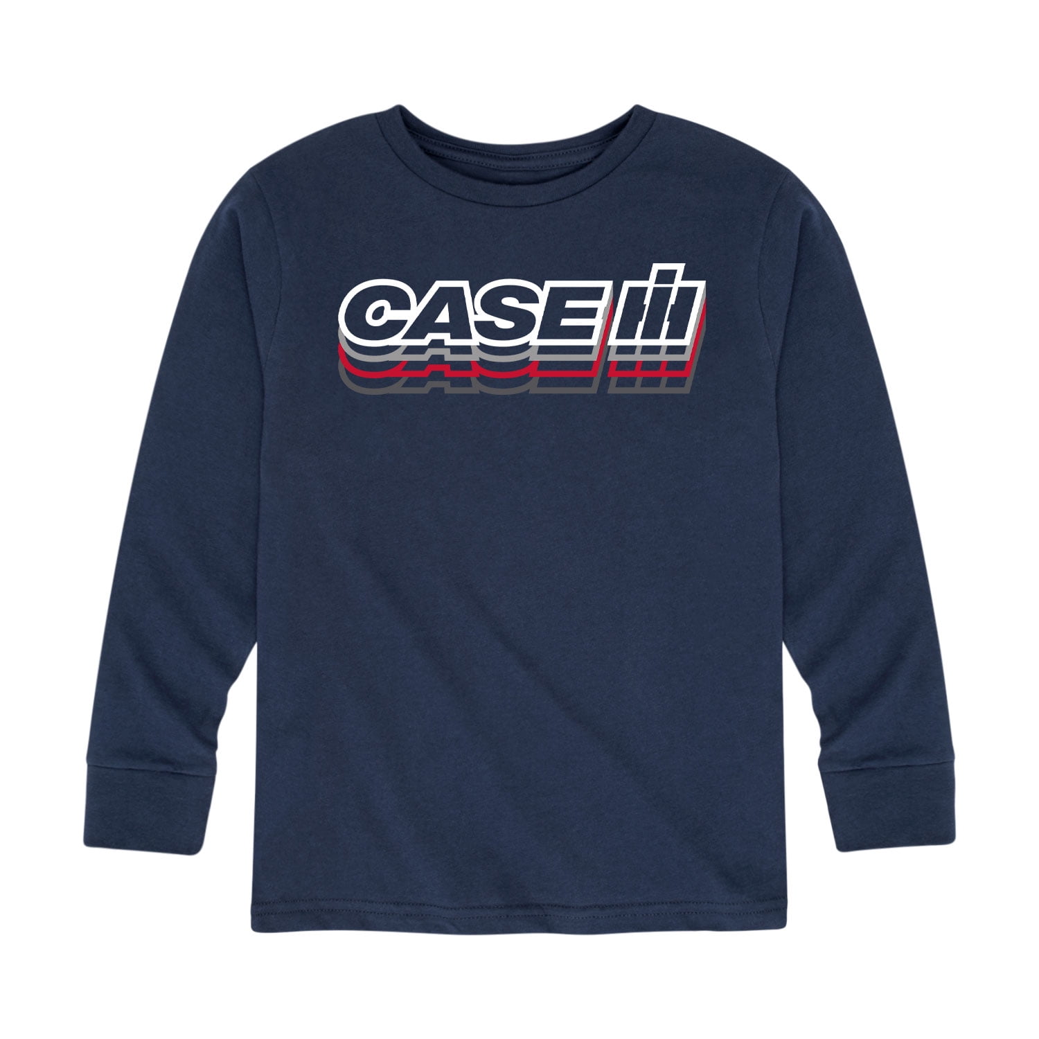 Case IH Logo Repeated - Youth Long Sleeve Graphic T-Shirt - Walmart.com