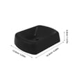 BESTYASH Portable Black Rubber Jack Wheel Chock Reinforced Trailer Jack ...