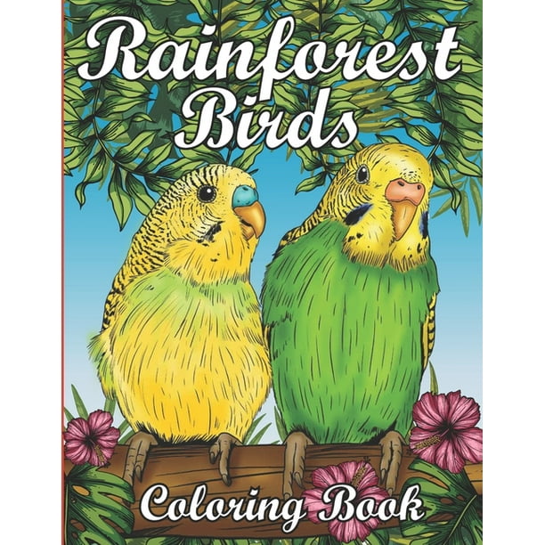 Rainforest Birds Coloring Pages