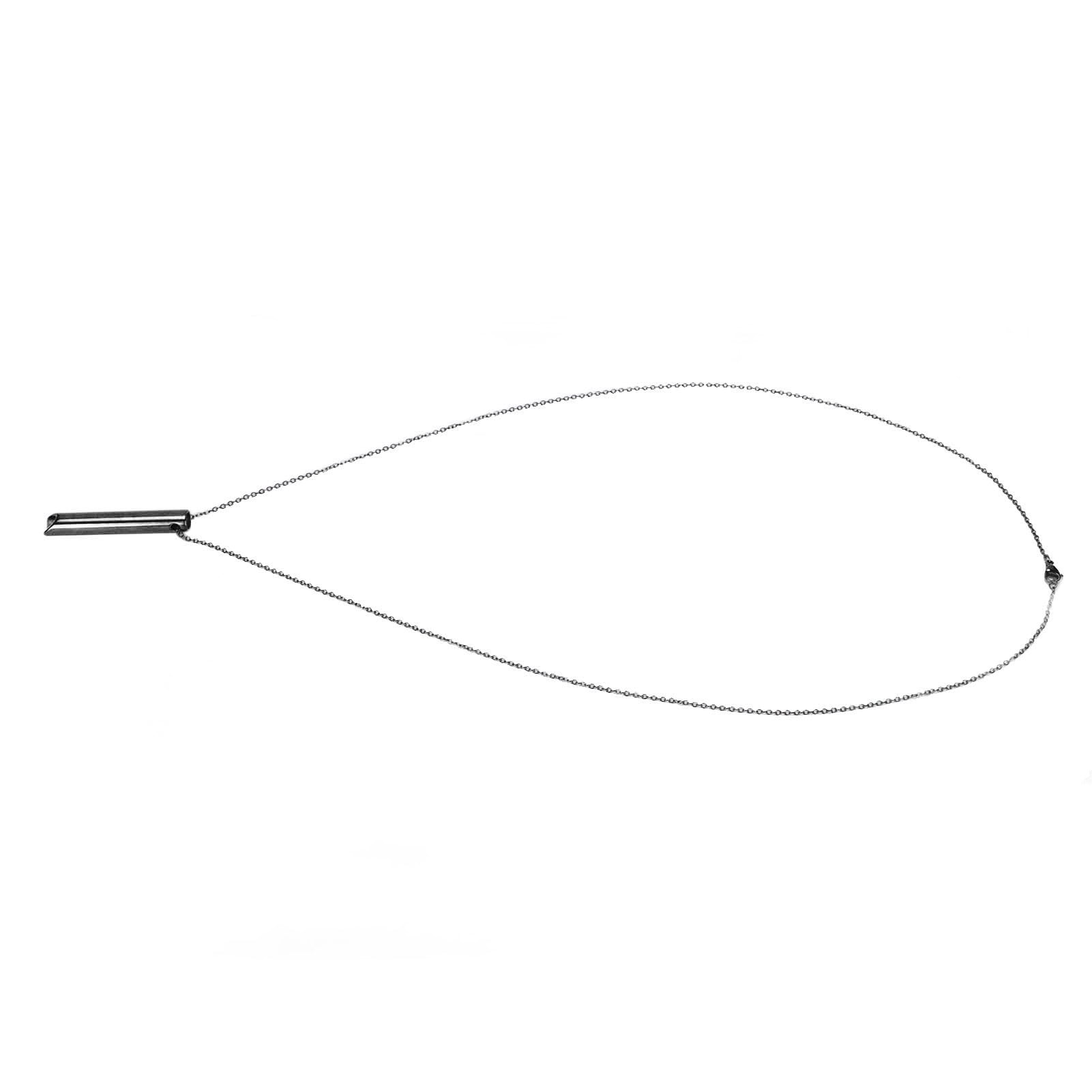 Click here for Domqga Mindful Breathing Necklace  Steel Reduces S... prices