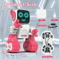 Robot Toys for Kids,Interactive Robot Toy with Coin Bank - Programmable ...