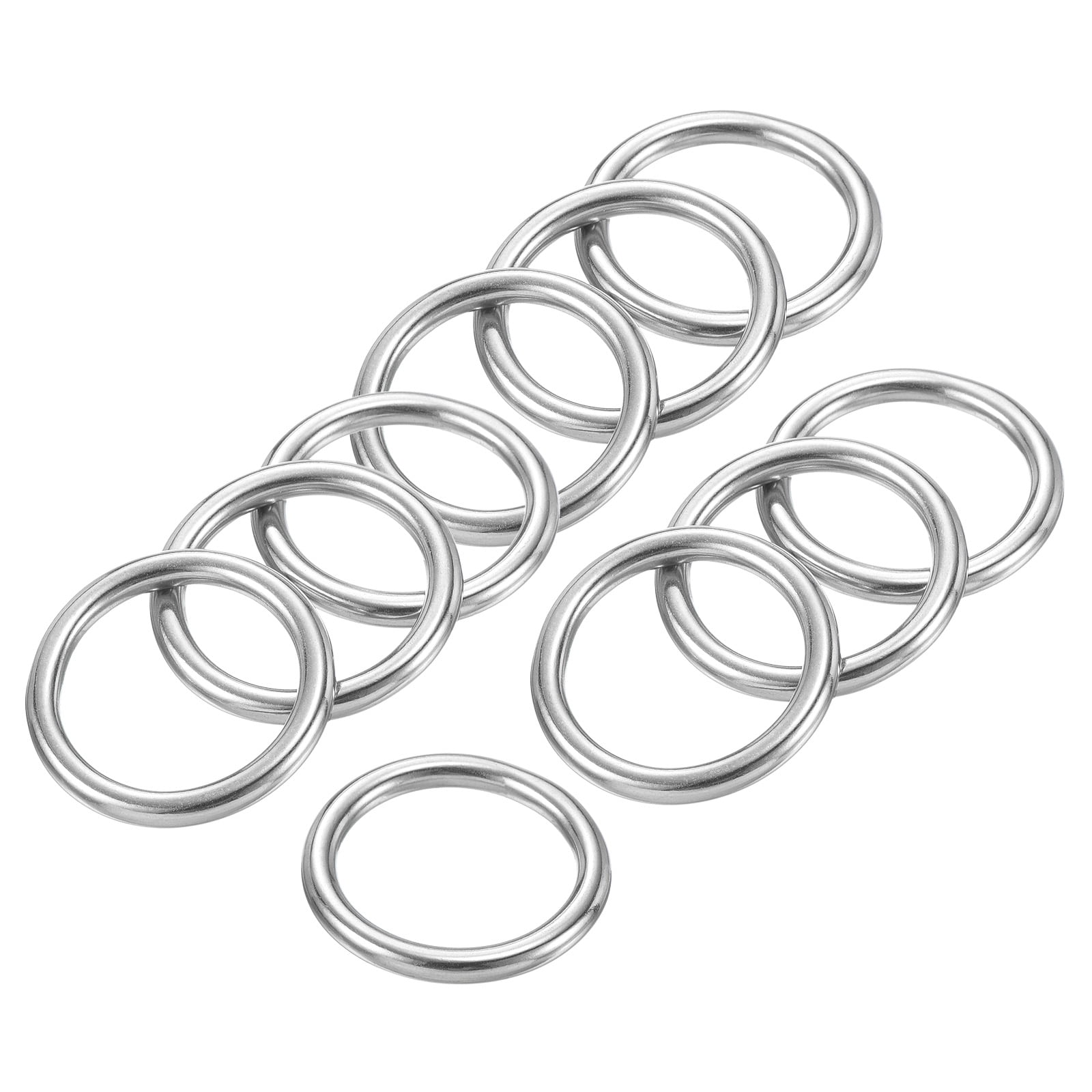 25mmx32mm Dia 304 Stainless Steel O Ring Seamless Welded O-Ring for DIY ...
