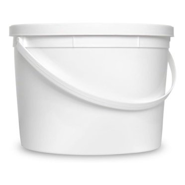 Werqueid, 5 Gallon White Bucket & Lid - Set of 6 - Made in The USA ...