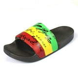 Jamaican Rasta Reggae RGY Caribbean Slippers Sandals for Women and Men ...