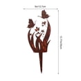 Iron Art Welcome Sign Round 30cm, Sturdy Weather-Resistant Metal ...