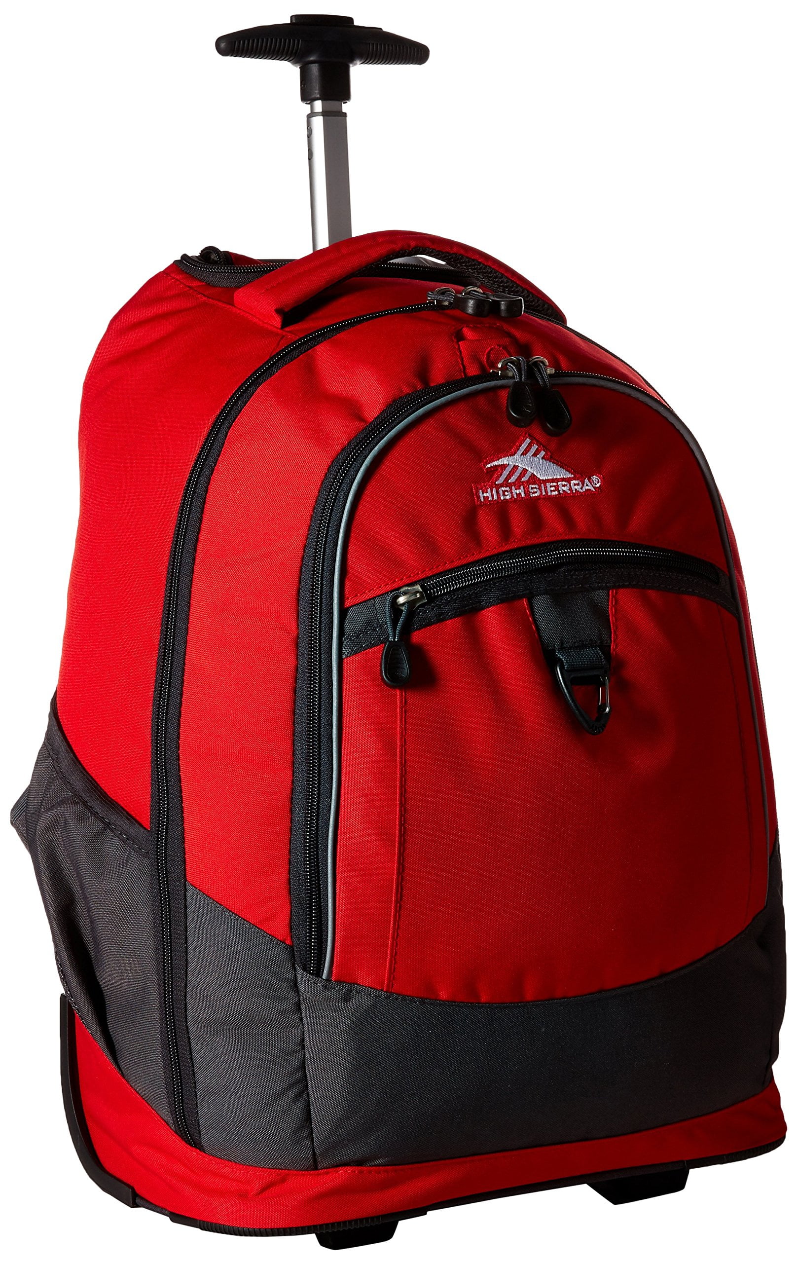 High Sierra Chaser Wheeled Backpack (Crimson/Mercury) - Walmart.com