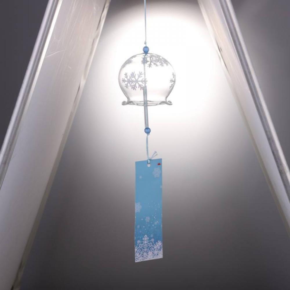 Japan Style Handpaint Sakura Glass Wind Chimes Bells Handmade Glass ...
