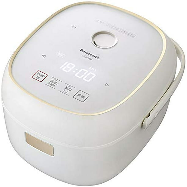 Panasonic rice cooker 3.5 go Living alone IH Flat top white SR-KT060-W ...