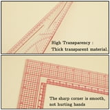 Jupean Sewing Ruler Set, Curve Guide Supplies for Tailors, Designers ...