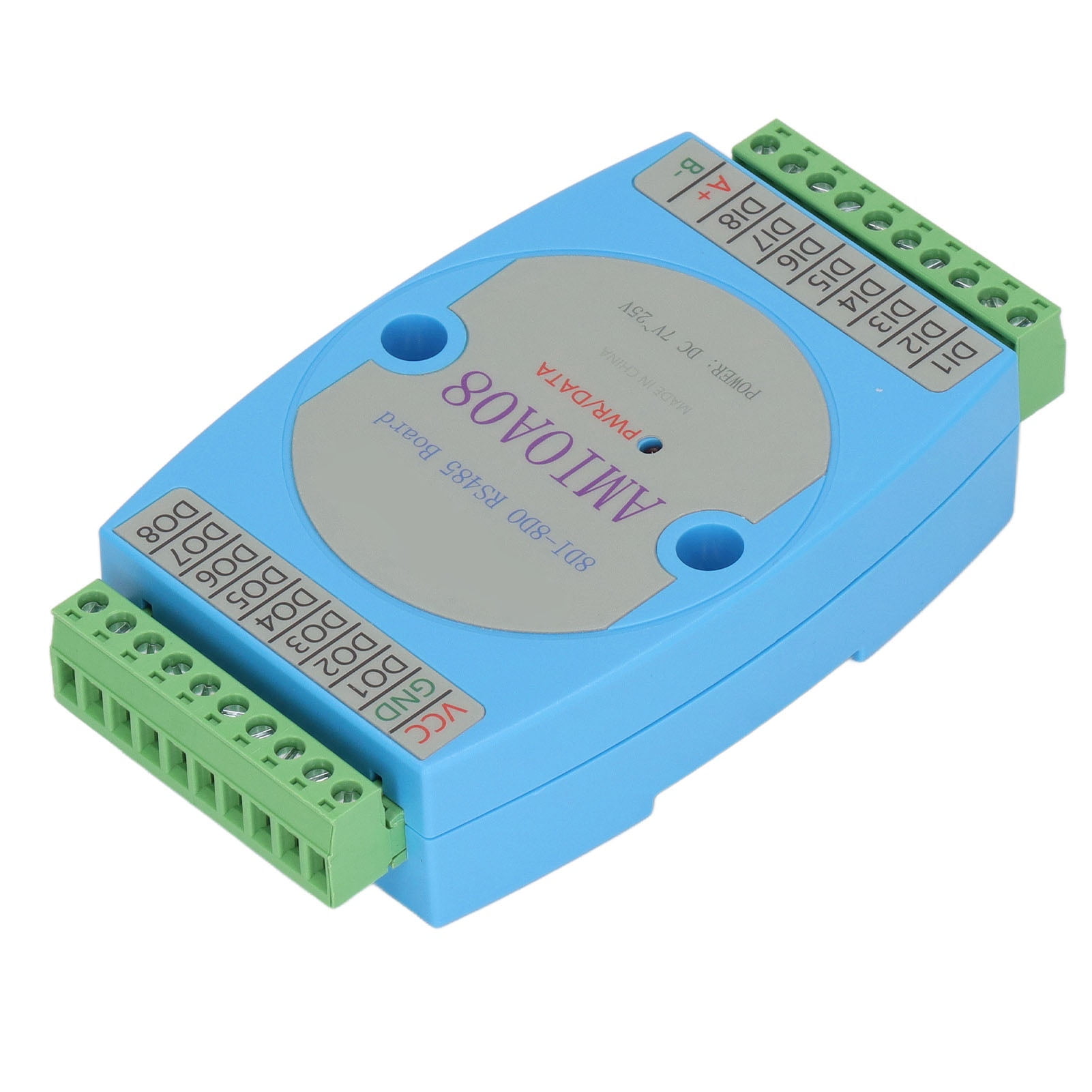 RS485 Communication Control Panel, 8DI 8DO 8 Channel Digital Input Output Module Lightweight for ...