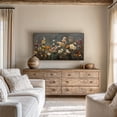 Moody Wildflowers Frame TV Art | Dark Green Botanical Summer Meadow ...