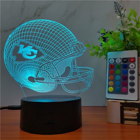 Rugby team LED Light,Black colorful touch + remote control 16 Dimming ...