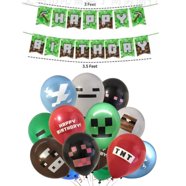 Unique Decorating Kit | Minecraft Party | 5 Pcs, 96" X 11", Multicolor ...